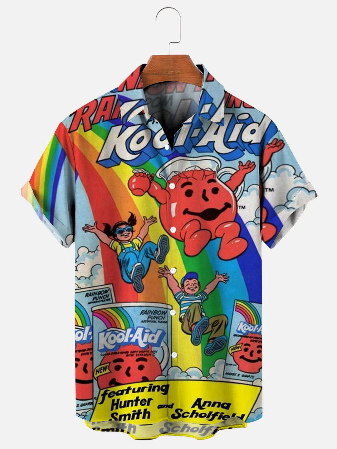 Kool Aid '84 Men's Vintage Hawaiian Short Sleeve Shirt – Hallyy